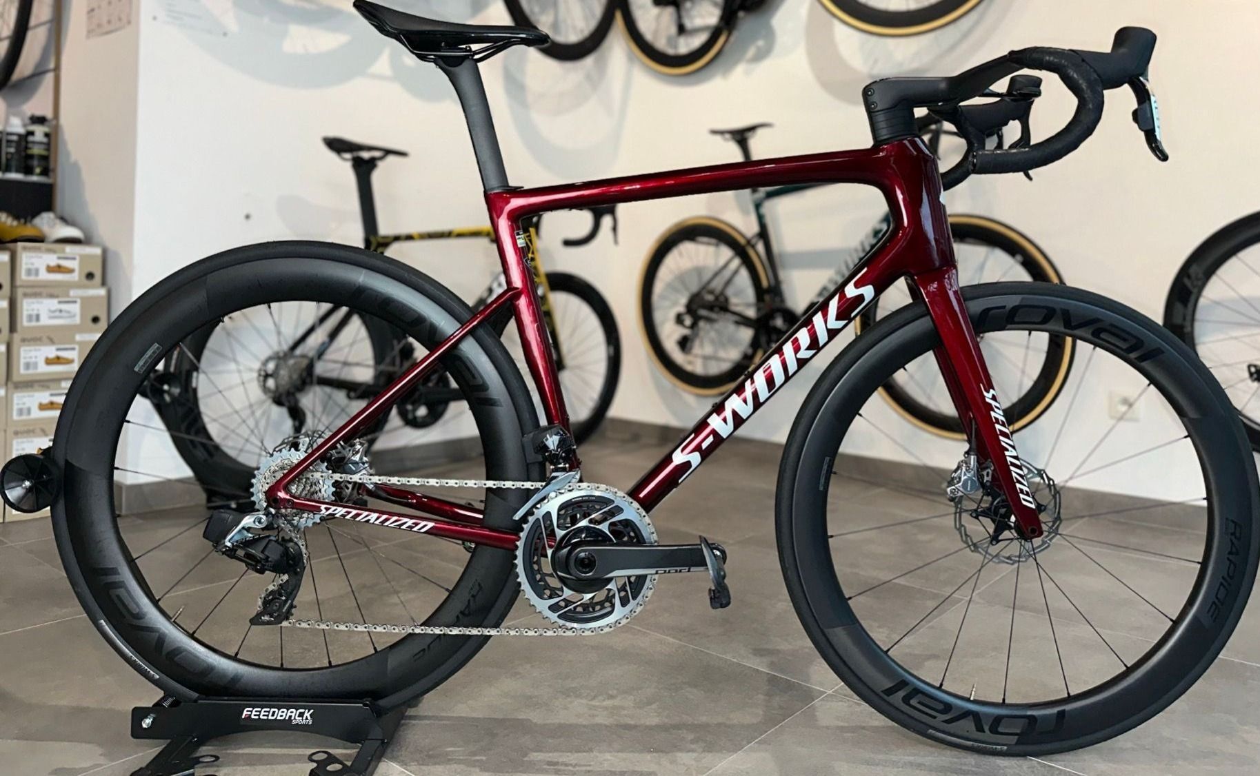 Specialized S-Works Tarmac SL8 - SRAM Red eTap AXS usado em 58 cm ...