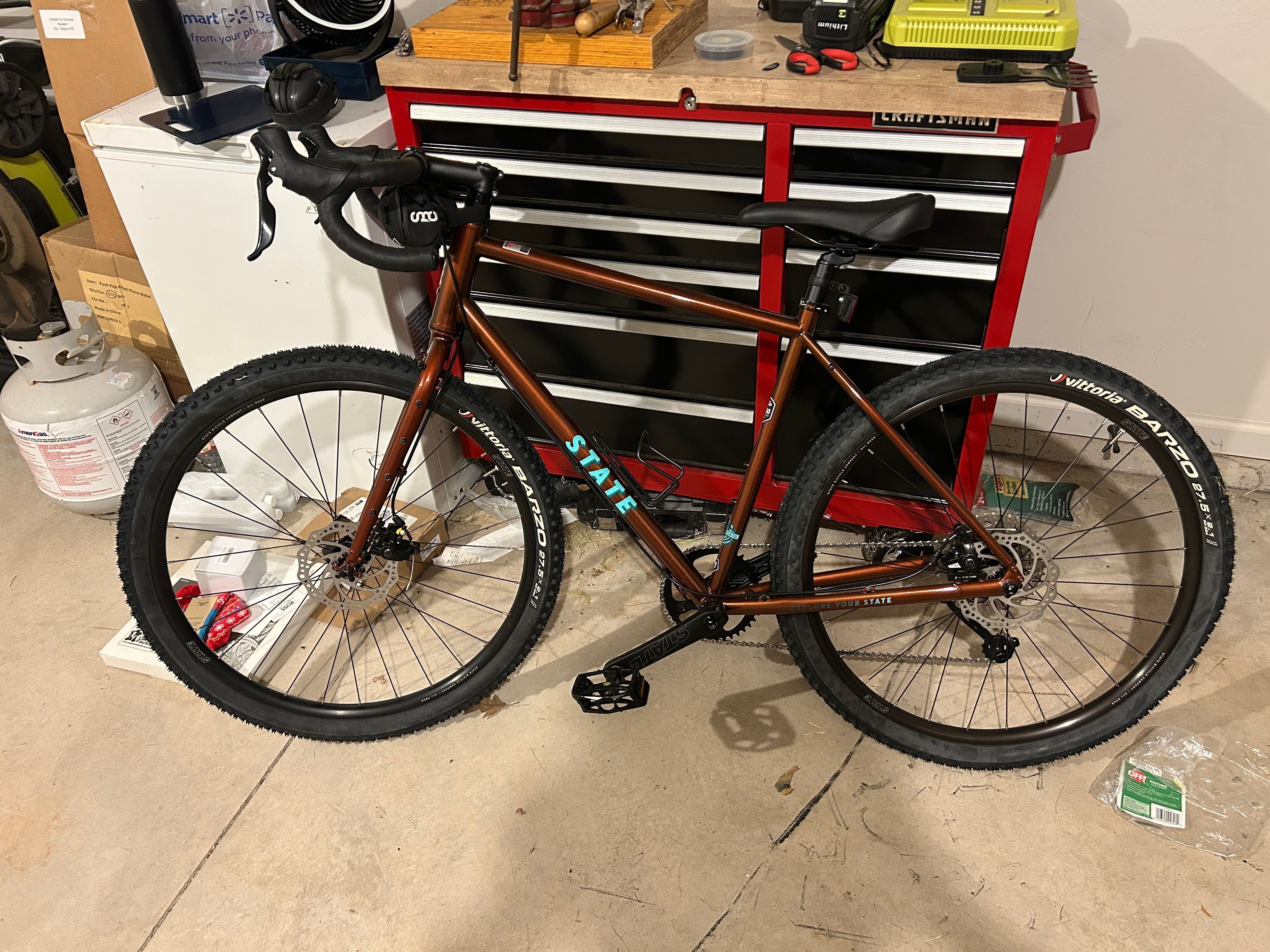 State Bicycle Co. 4130 All-Road / Gravel Bike - Copper Brown (650B ...