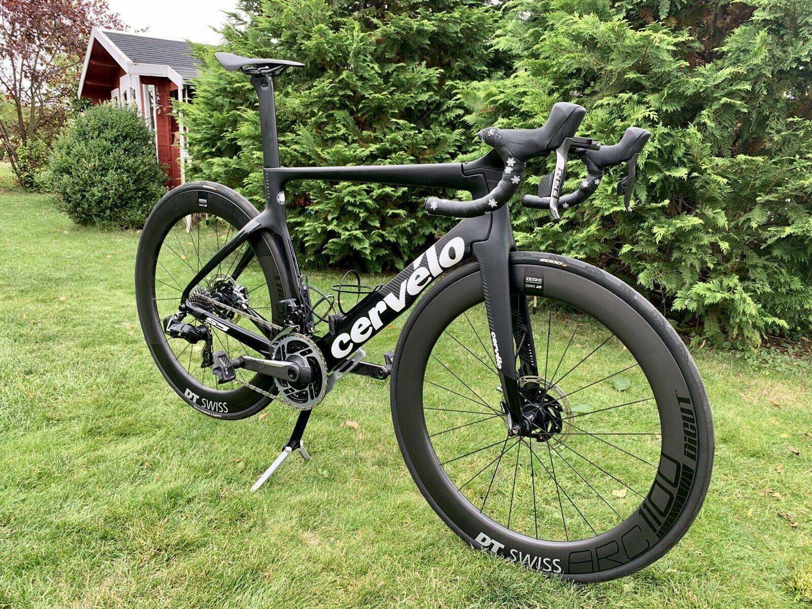 Cervélo S5 Disc Carbon Aero RH56 Red eTAP AXS DT Swiss used in 56 cm ...