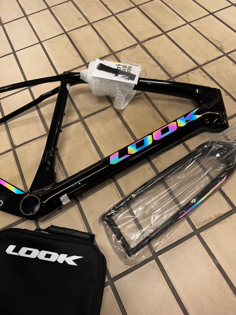 Look 765 Gravel RS Black Chromatic Petrol Full Glossy 2024 Frameset 2024