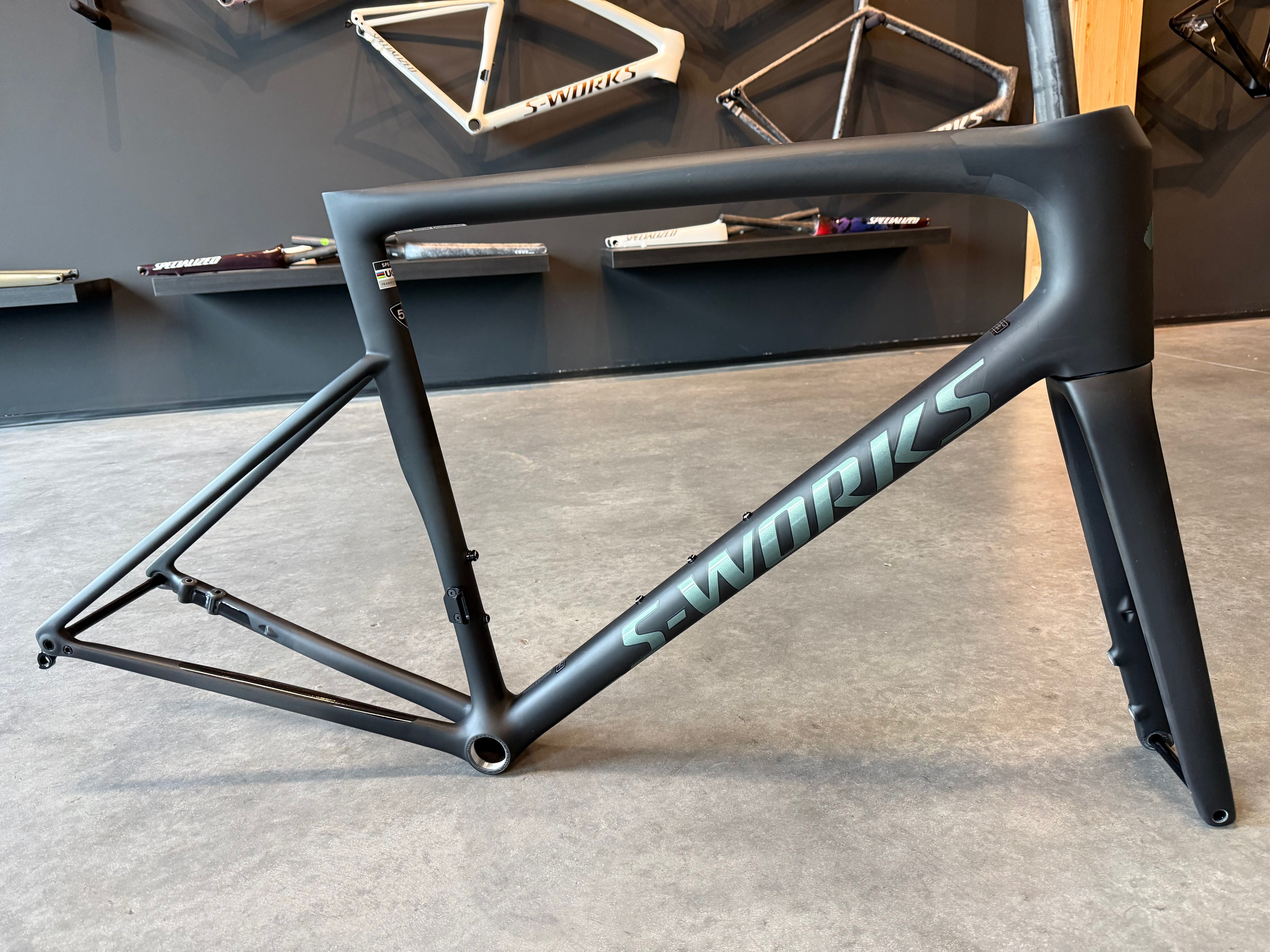 Specialized S-Works Tarmac SL8 Rahmenset - Rtp Raw Carbon / Gloss Premium Fjord Frameset 2026