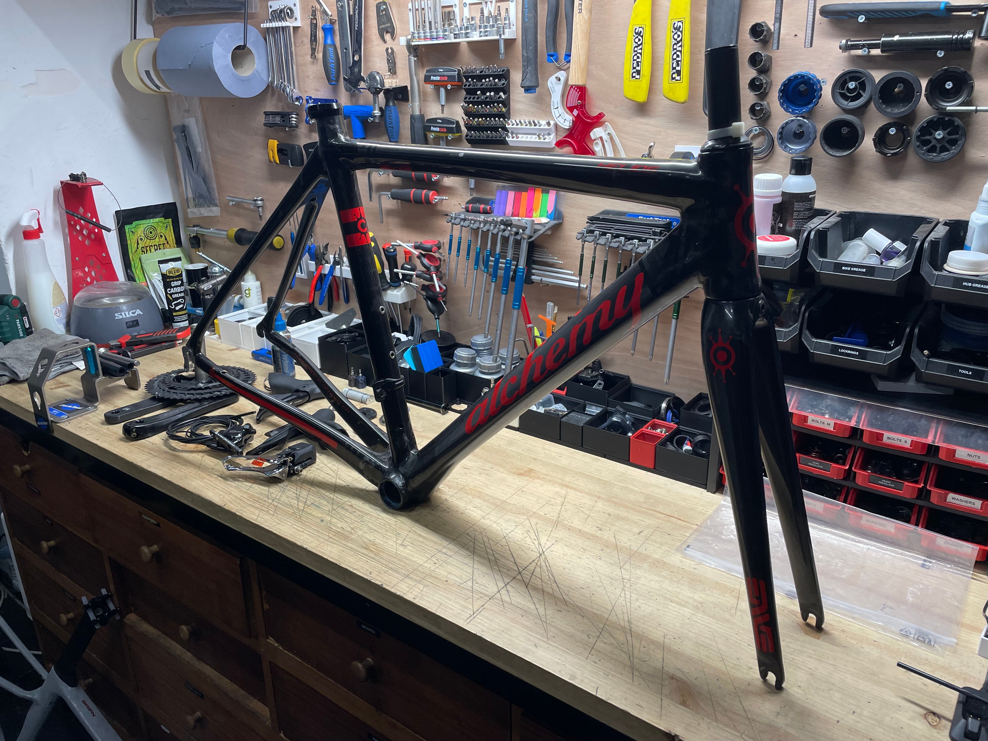 Alchemy Helios Rim Brake Frameset 2015