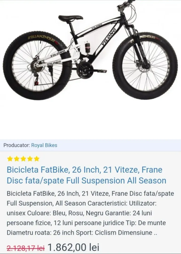Achetez un vélo d'occasion REID Alpha Fat Bike en XL | buycycle