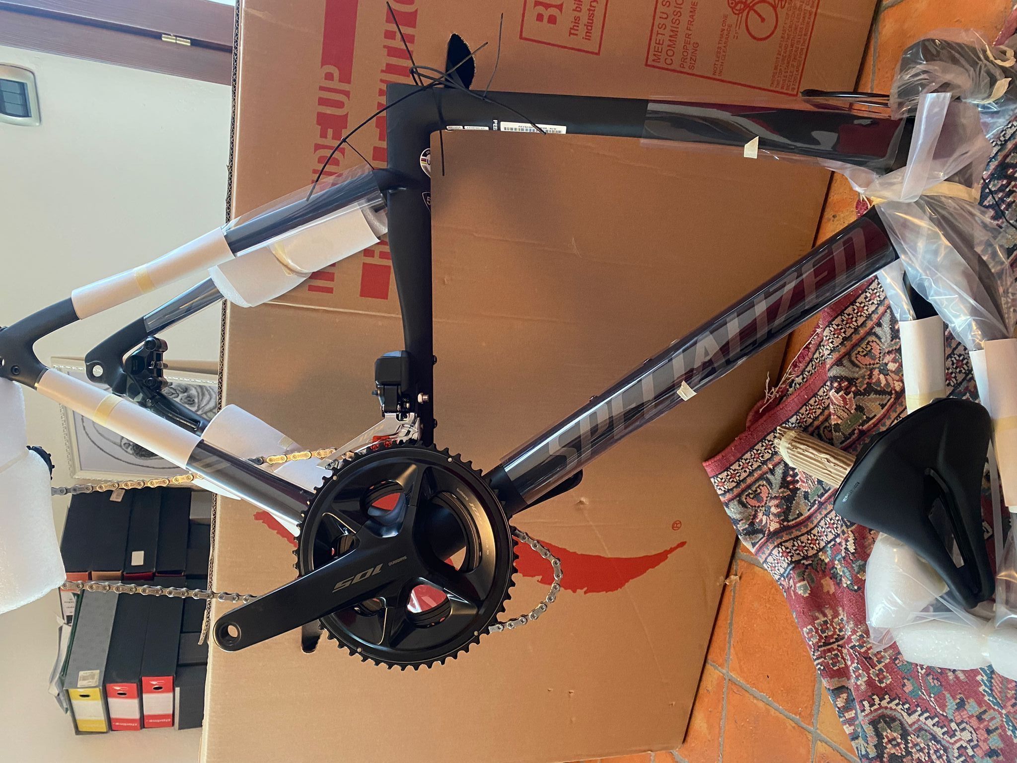 Specialized Tarmac Sl7 comp shimano 105 Di2 gebraucht kaufen 54 cm | buycycle DE