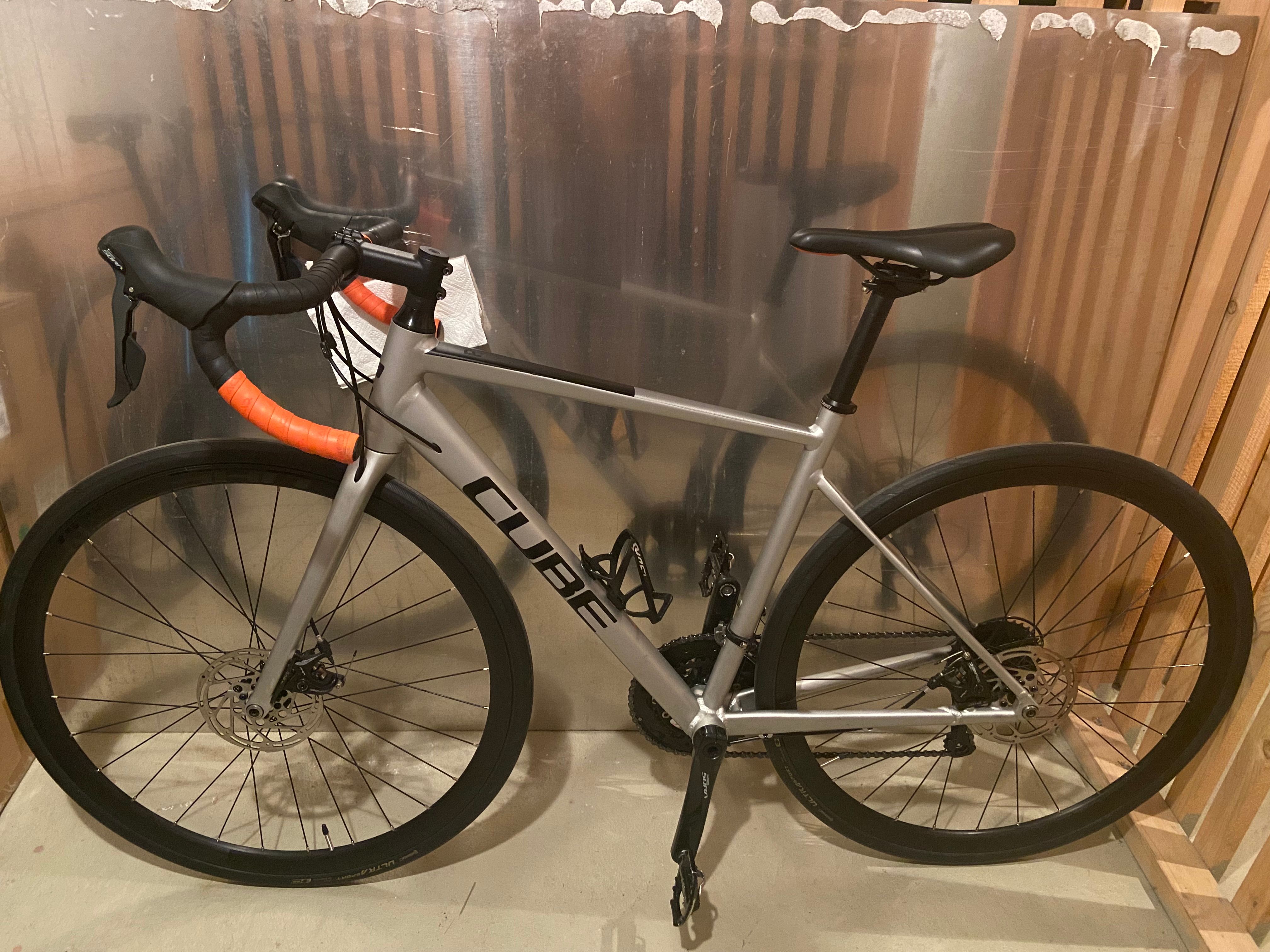 CUBE Cube Attain Pro silver'n'orange 53, Körpergrösse 168-176 ca laut ...