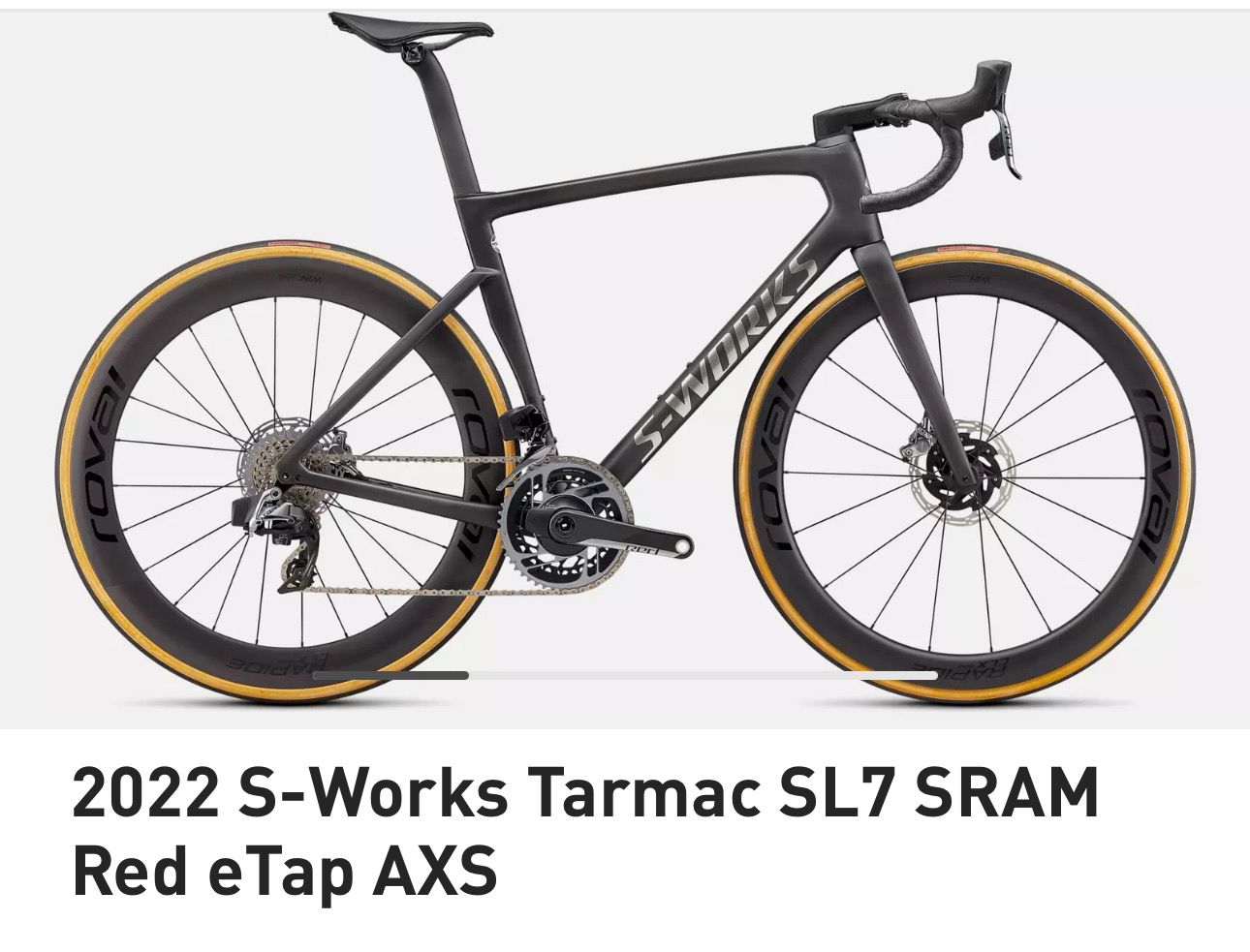 Specialized S-Works Tarmac SL7 - SRAM Red eTap AXS used in 54 cm ...
