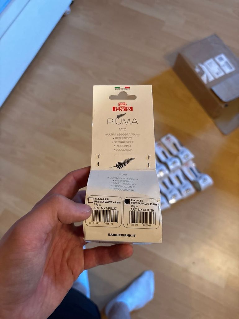 Babieri Super Light TPU Schläuche und Carbon tubeless Ventile 2025