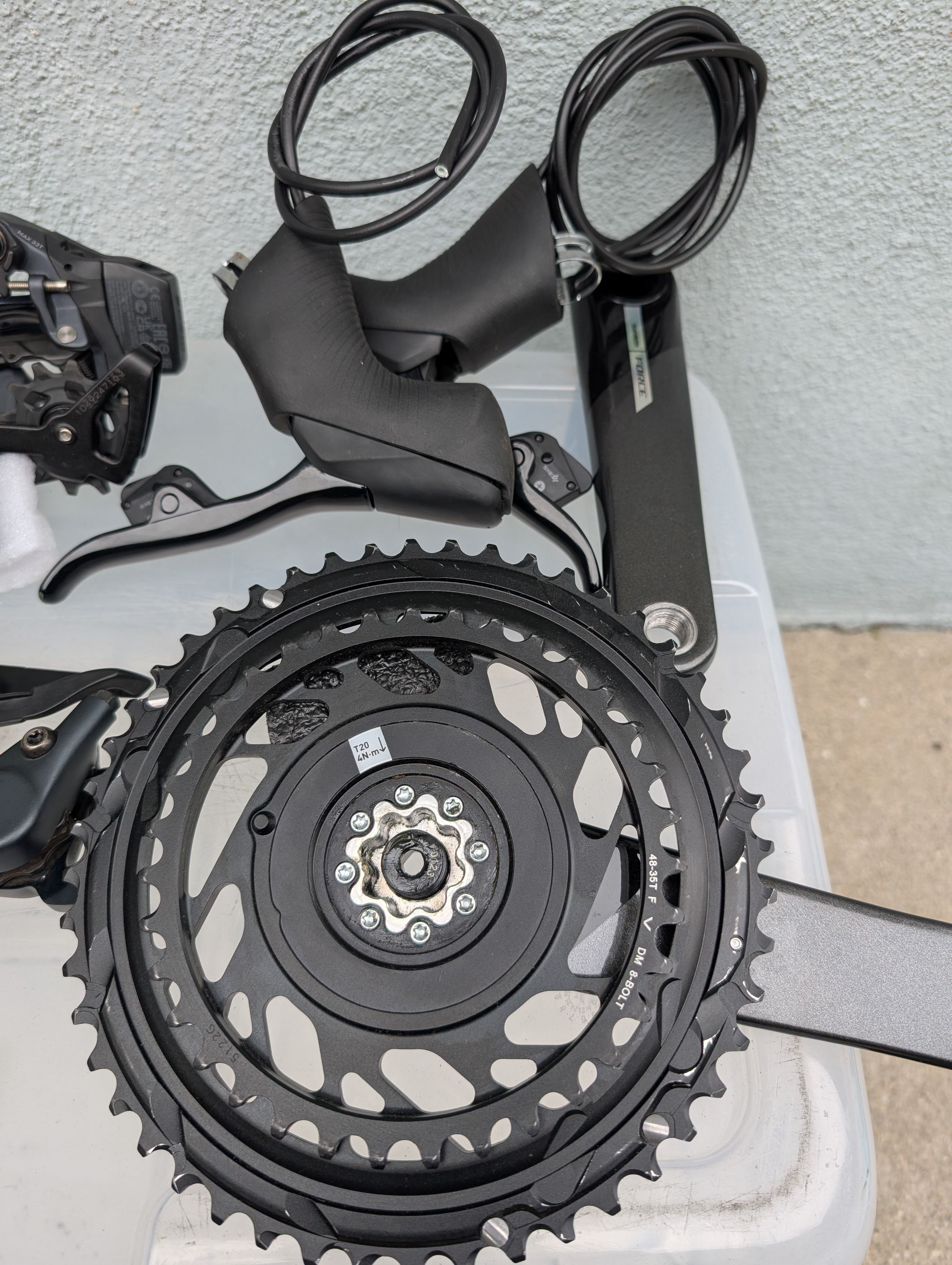 Sram Force AXS 12spd 2x hydro 172.5 48/35 10-32 | buycycle USA